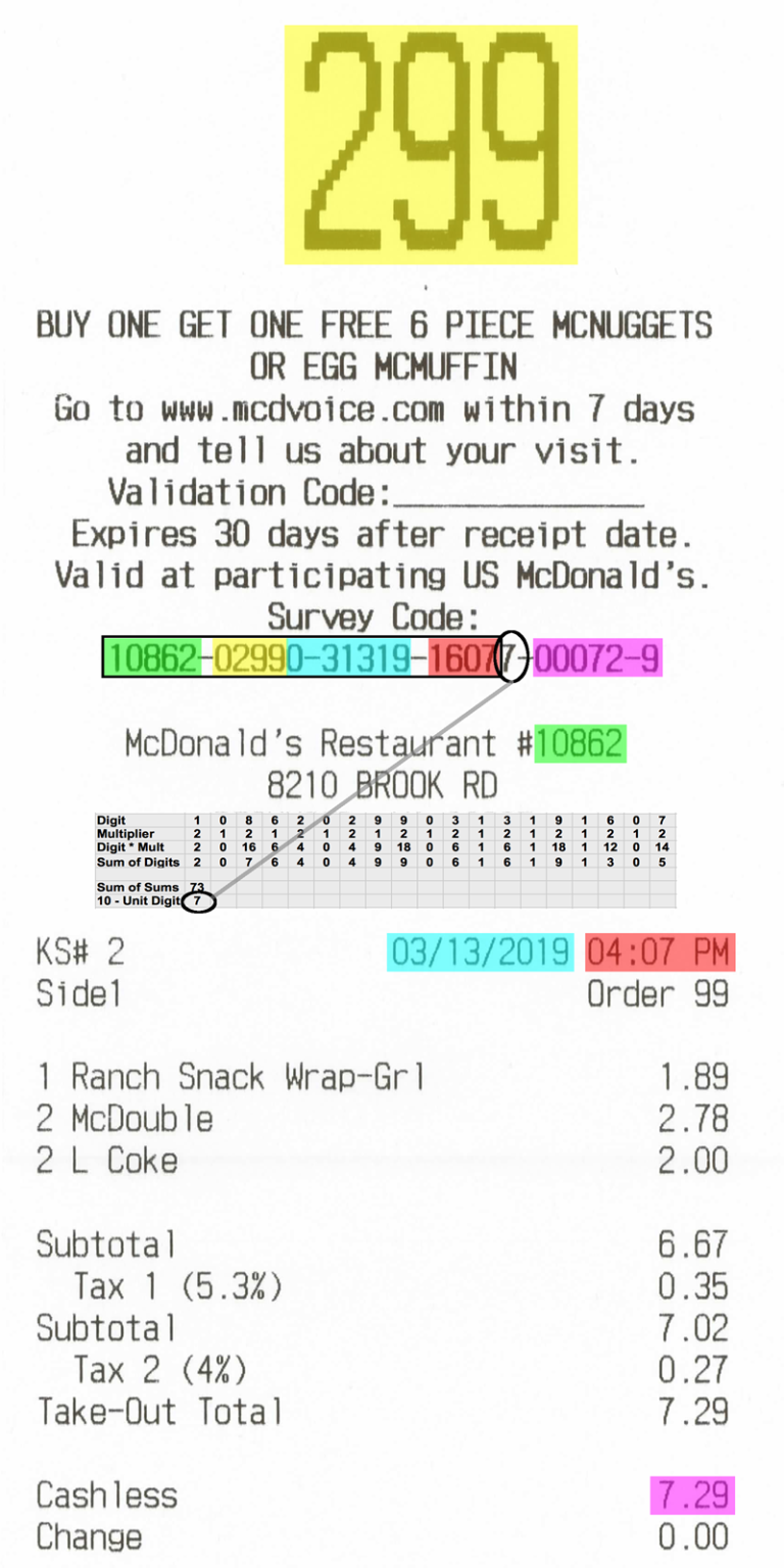 Mcdvoice.com Survey with Receipt Code at www.Mcdvoice.com